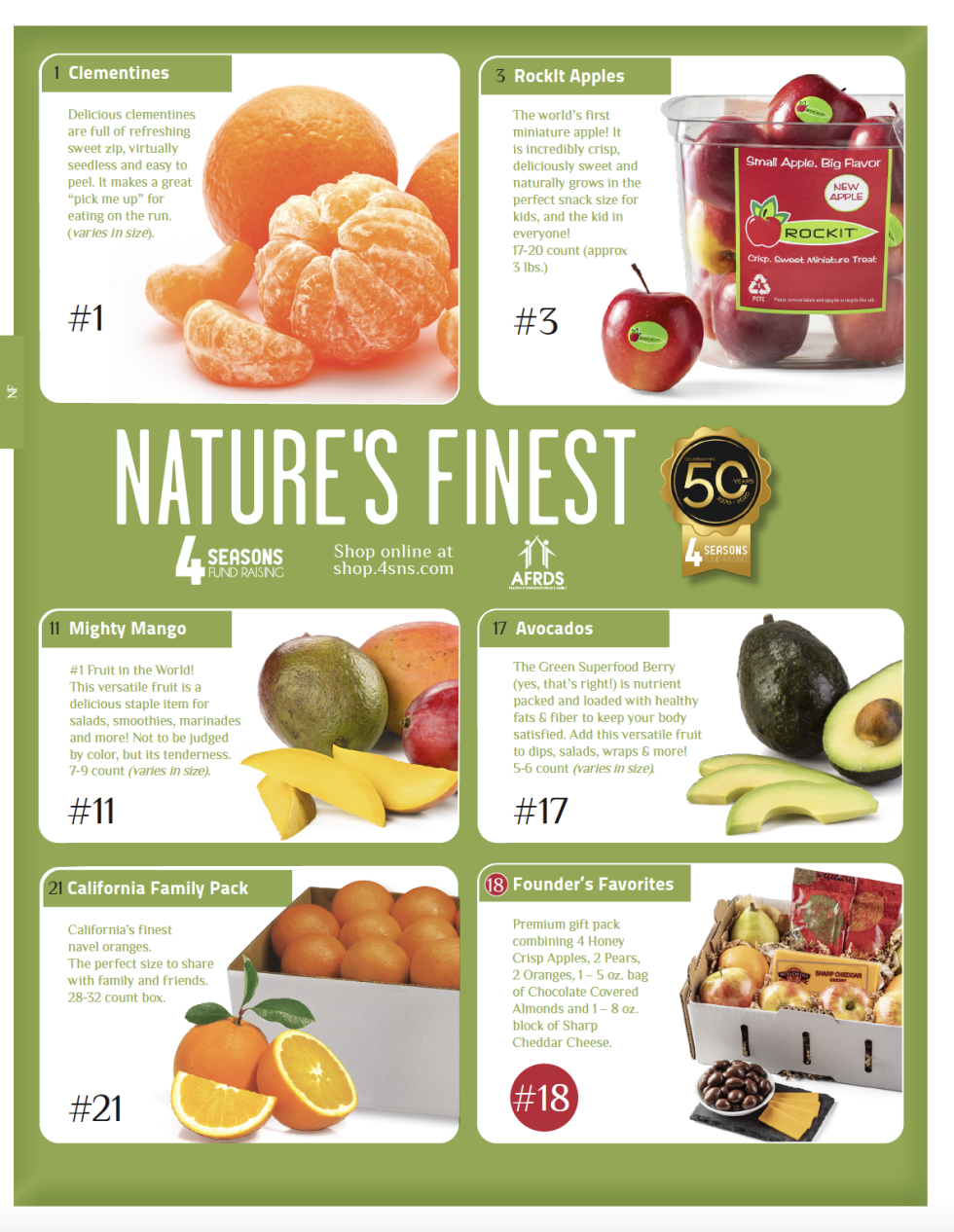 Nature's Finest - 4 Seasons Fund Raising